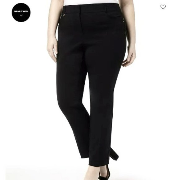 JM Collection | Pants & Jumpsuits | Jm Collection Plus Size Tummy ...